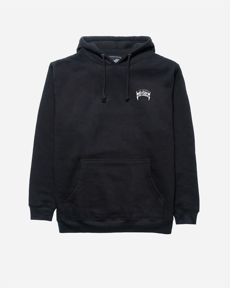 Mayhem Designs Heavy Hoodie Black – Lost Enterprises