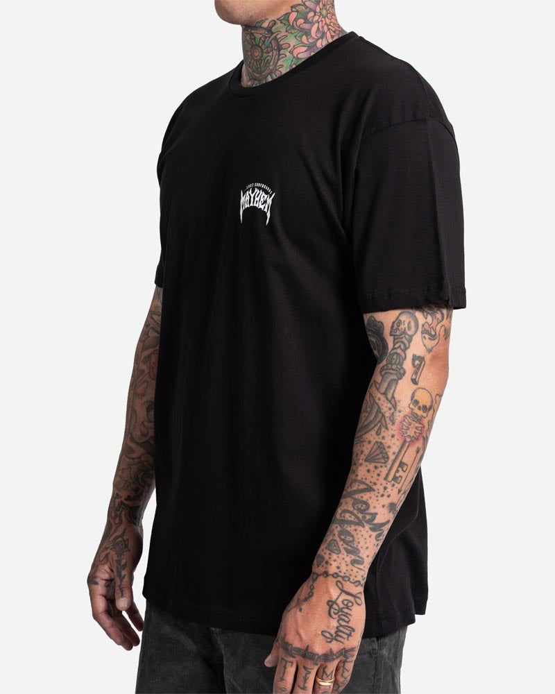 Mayhem Designs Tee Black – Lost Enterprises