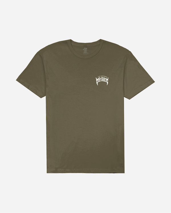 Mayhem Designs Tee Military – Lost Enterprises