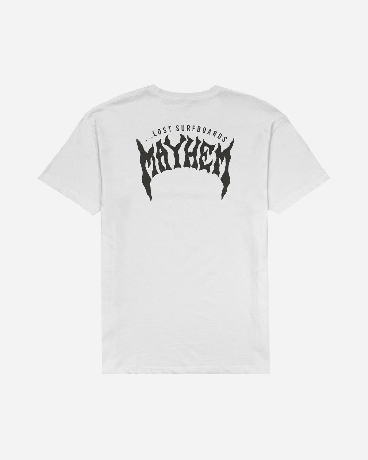 Mayhem Designs Tee White – Lost Enterprises