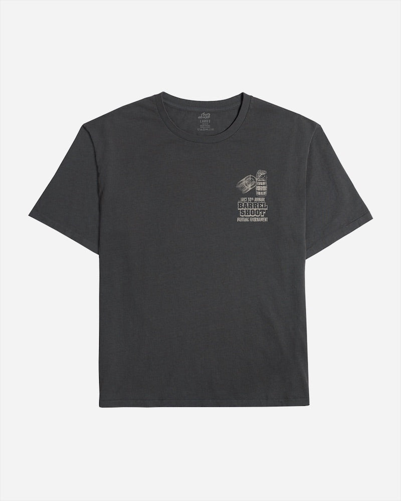 Barrel Shoot Boxy Tee Vintage Black – Lost Enterprises