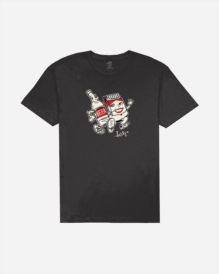 Ciggs & Beer Vintage Dye Tee Vintage Black – Lost Enterprises