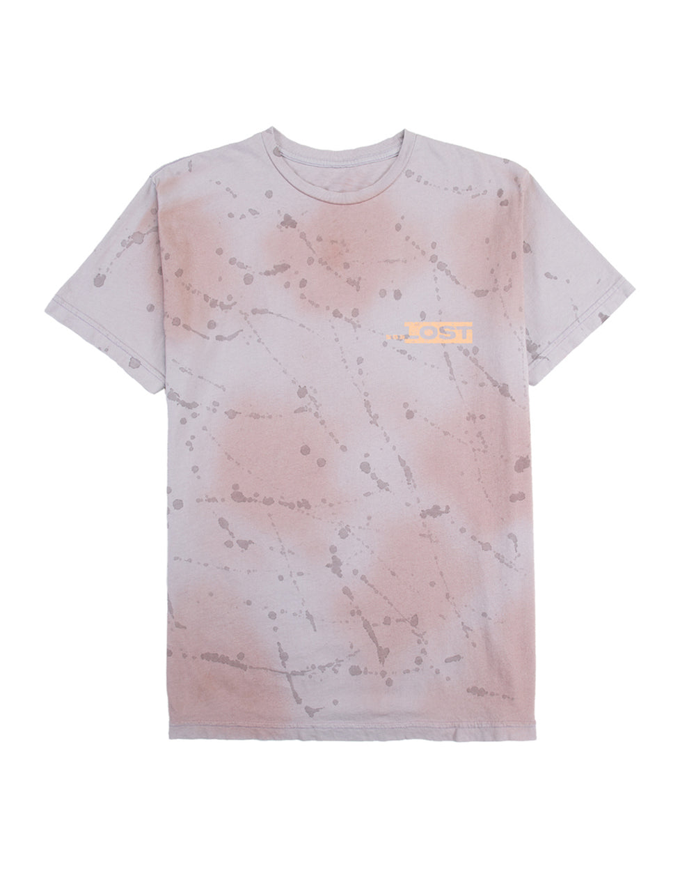 Chaos Wash Tee Pink Cloud Splatter – Lost Enterprises